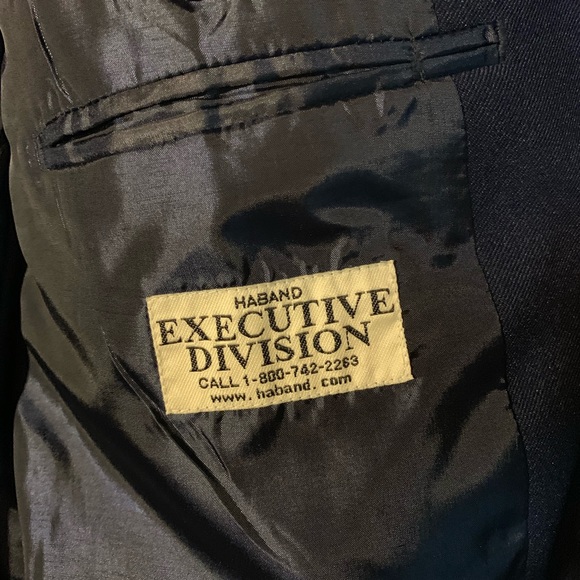 Haband Executive Division | Jackets & Coats | Mens Navy Blue Dress Suit ...